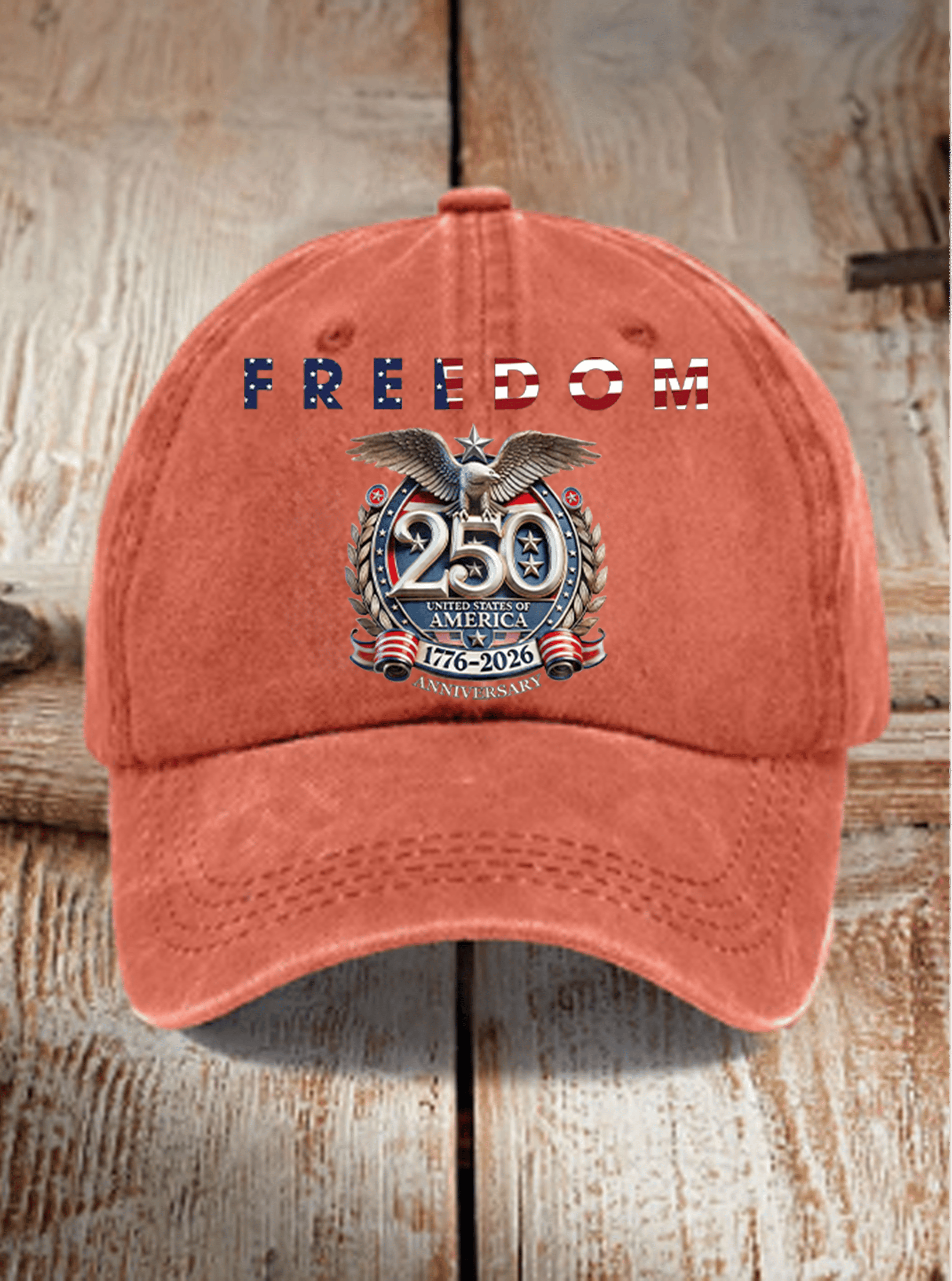 Unisex American 250th Print Casual Hat – Wear Jesus Faith